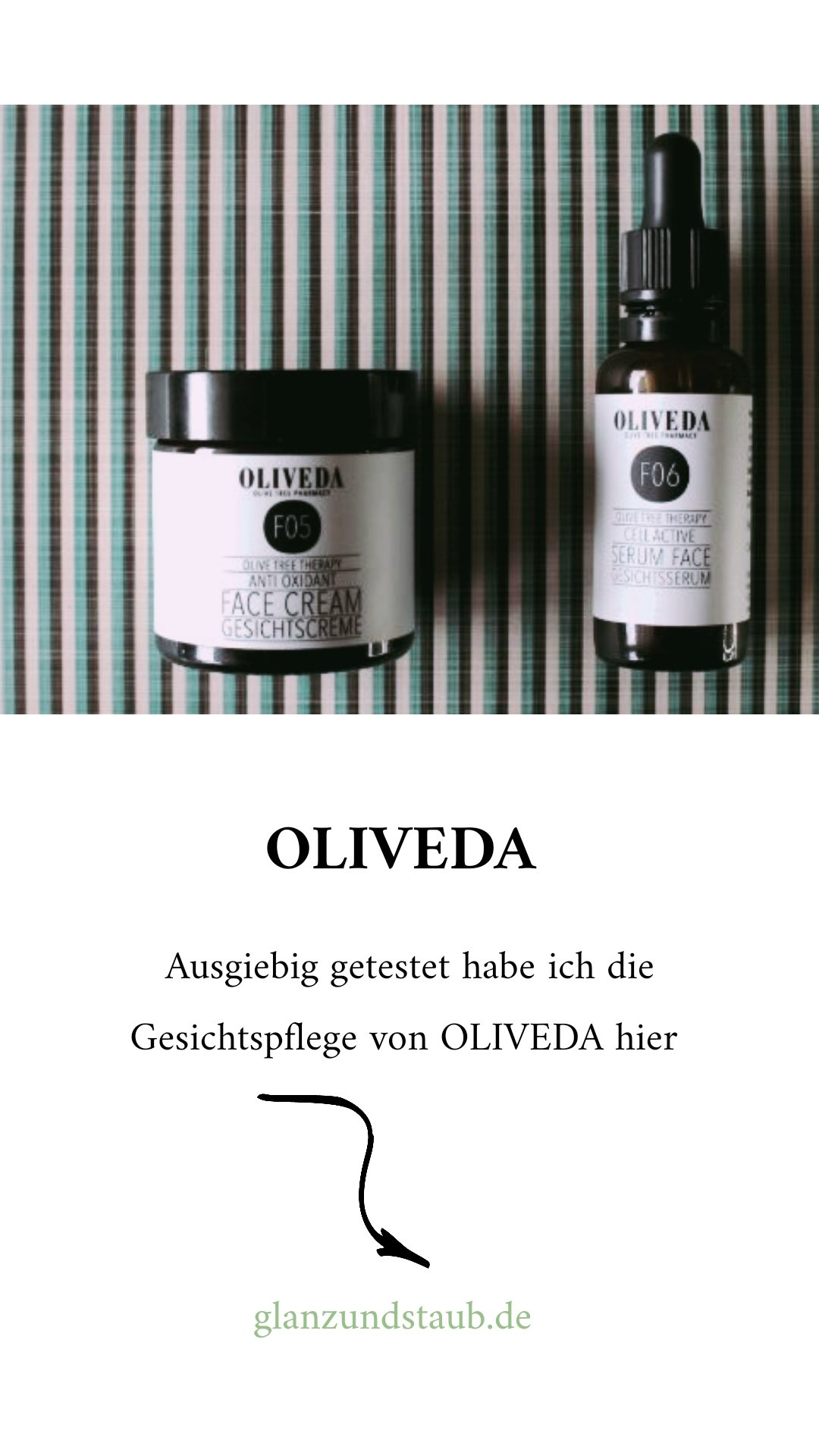Oliveda Gesichtspflege • Glanz & Staub